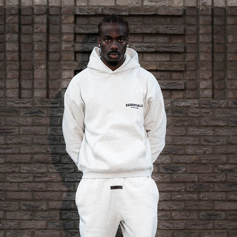 Fear of God Essentials Hoodie 'Light Oatmeal' (SS22) — Kick Game