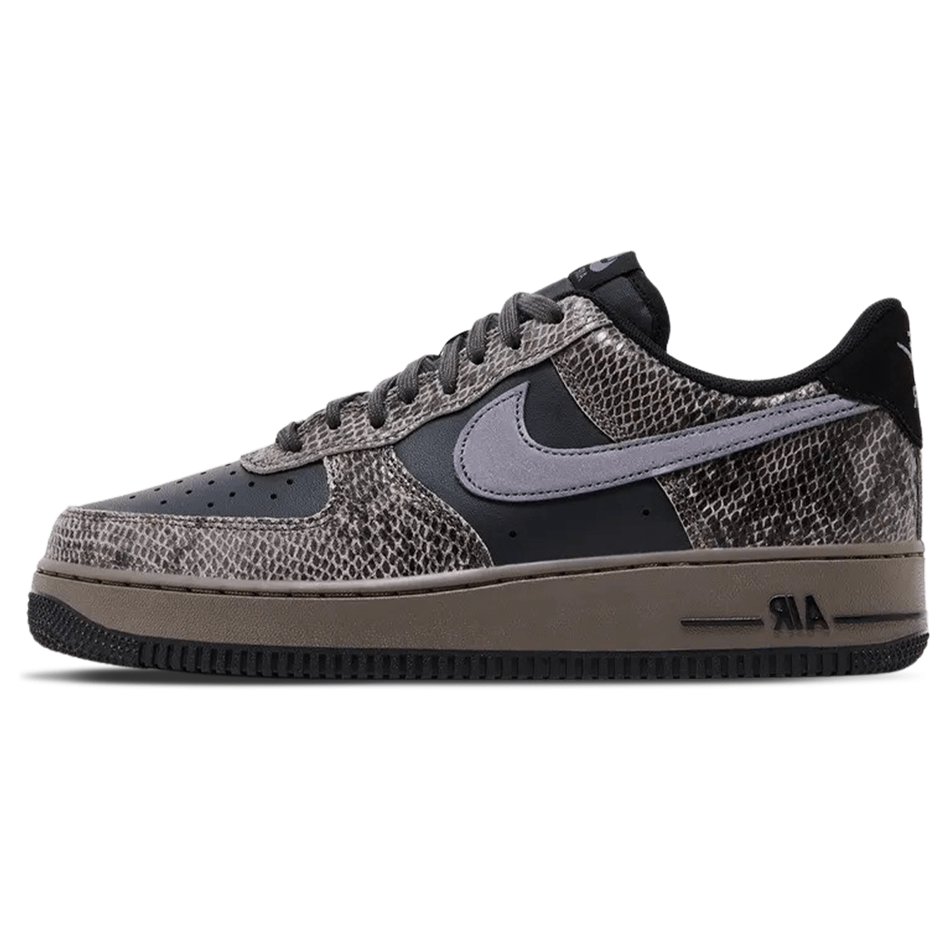 Nike Air Force 1 '07 LV8 'Snakeskin Pack - Off Noir' — Kick Game