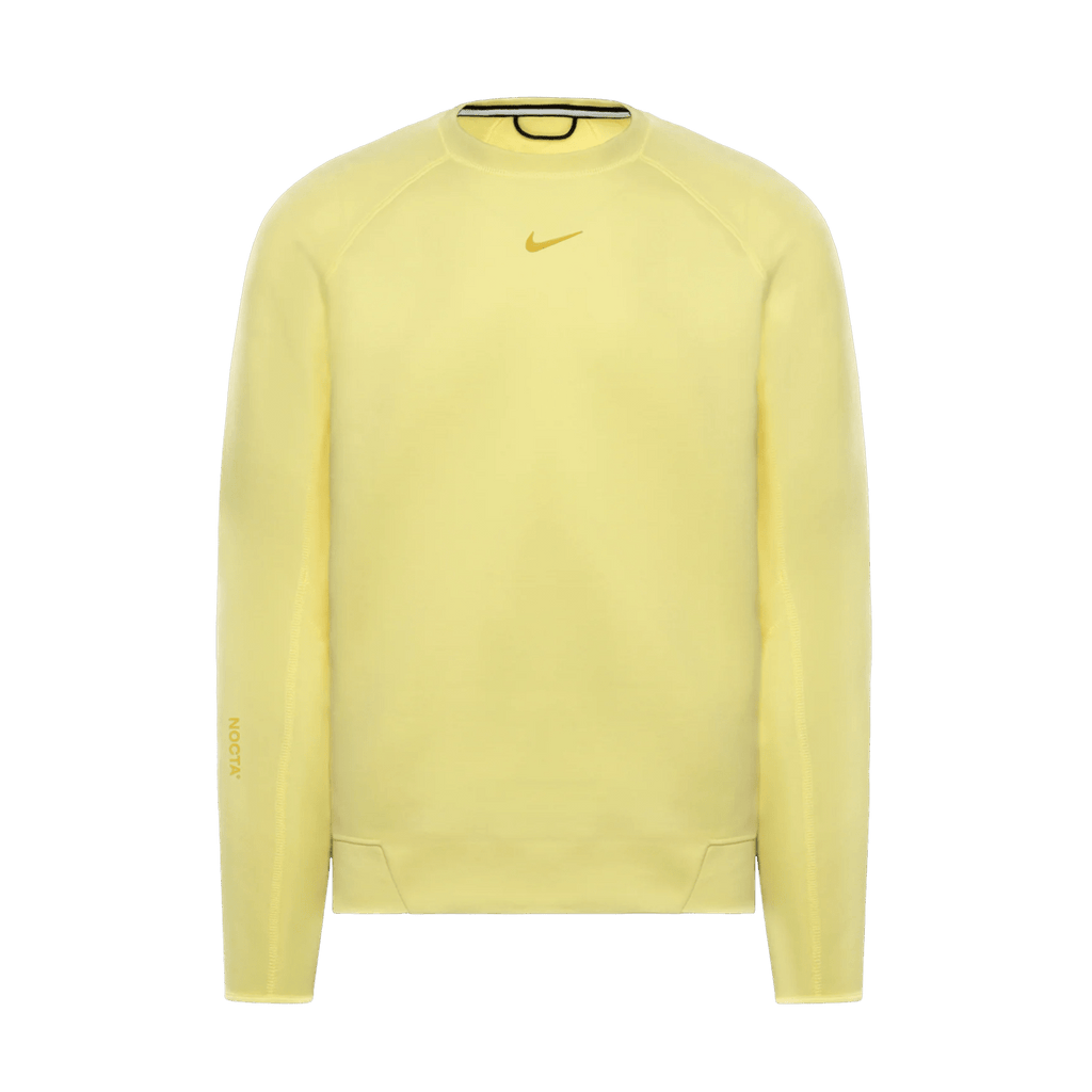 Nike x Nocta Tech Fleece Crew 'Citron Tint' — Kick Game