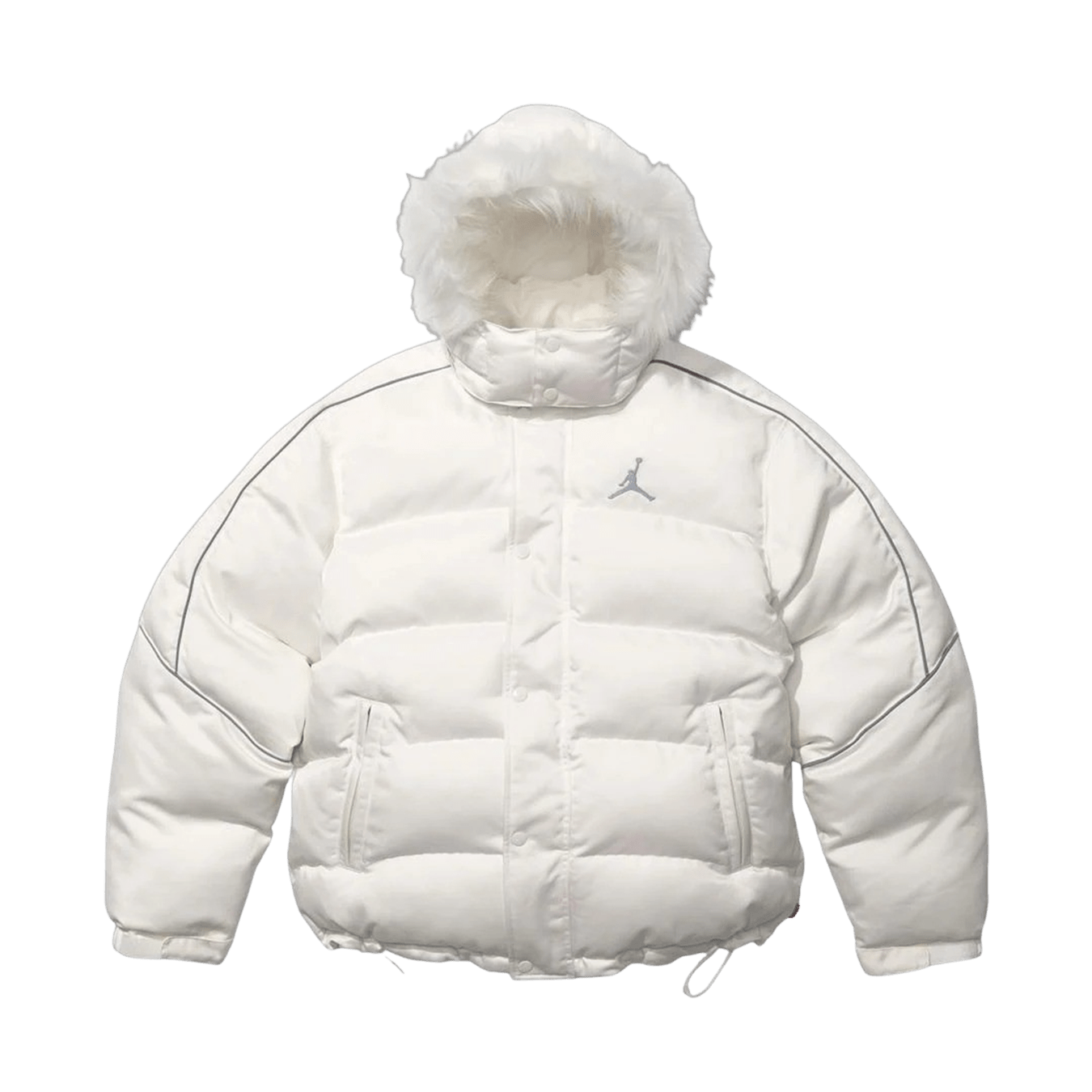 Supreme x Jordan Puffer Jacket 'White' — Kick Game