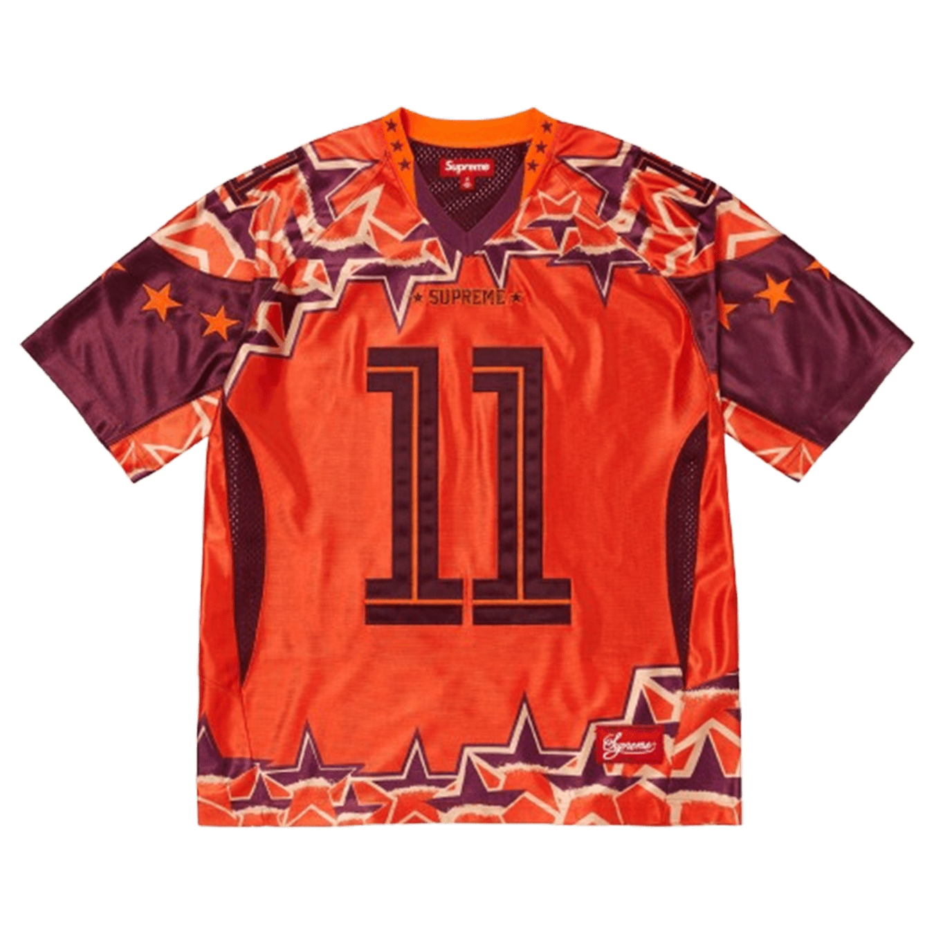 Supreme Star Football Jersey 'Orange' — Kick Game