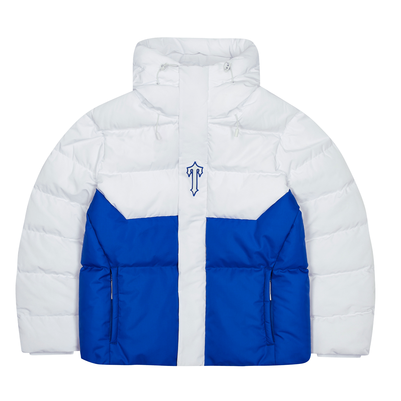 Trapstar Decoded Puffer 25 'White Blue' – Kick Game