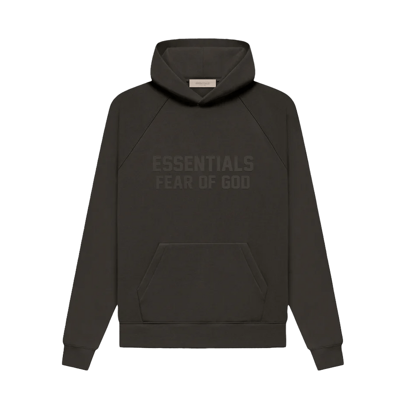 Fear of God Essentials Hoodie 'Off Black' — Kick Game