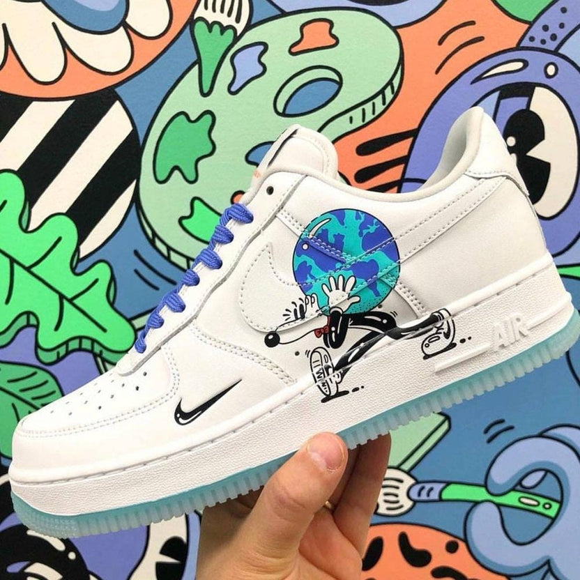 Nike Air Force 1 Earth Day Pack White — Kick Game