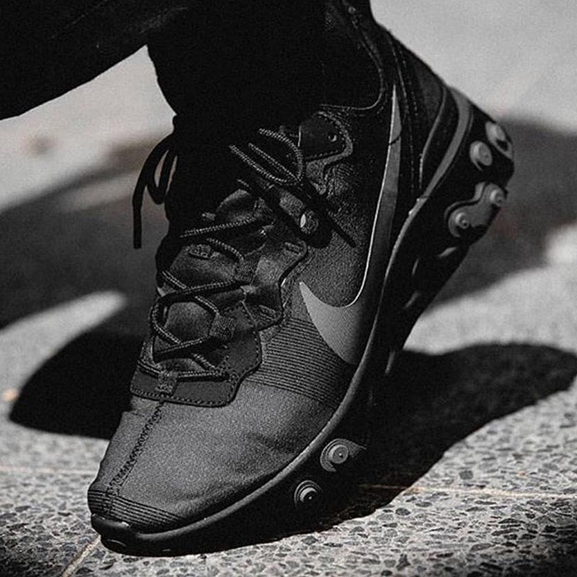 Nike React Element 55 Triple Black — Kick Game