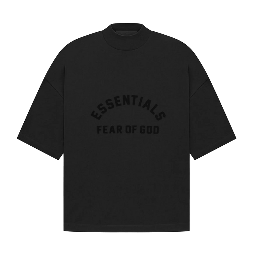 Fear of God Essentials Tee 'Jet Black' — Kick Game