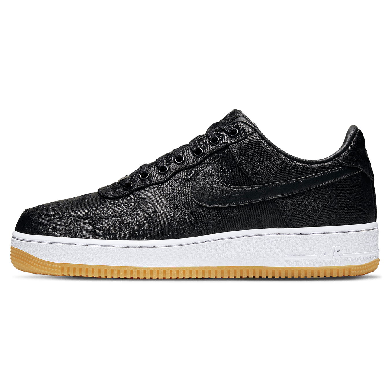 Fragment Design x CLOT x Nike Air Force 1 'Black Silk' — Kick Game