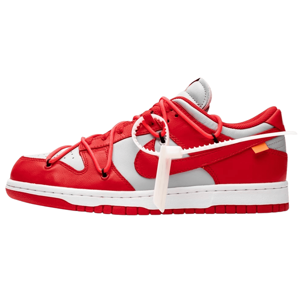 OFF-WHITE x Nike Dunk Low 'University Red' – Kick Game