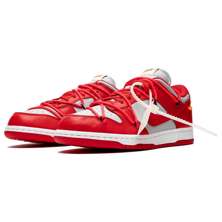OFF-WHITE x Nike Dunk Low 'University Red' – Kick Game