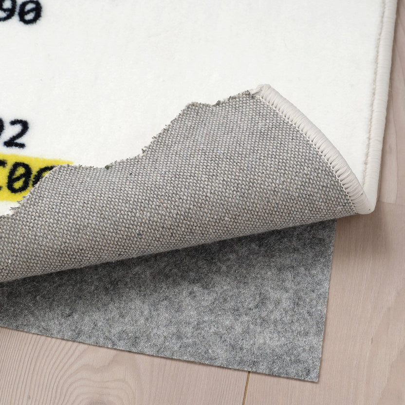 Virgil Abloh x IKEA MARKERAD "RECIEPT" Rug White/Black — Kick Game